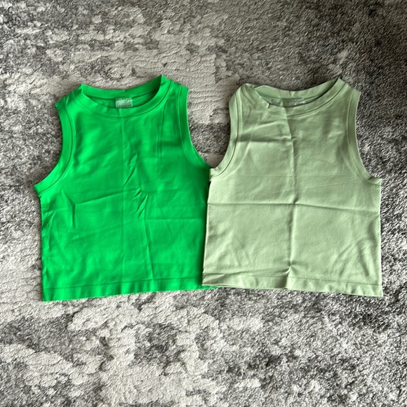 Tops | Stretchy Crop Tanks | Poshmark